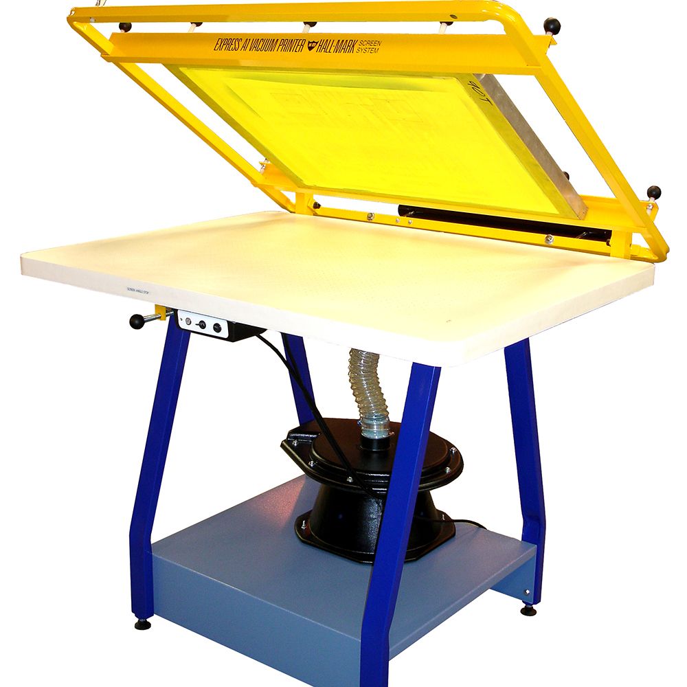 textile screen printing table