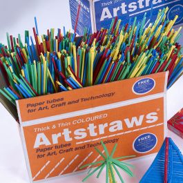 Coloured Artstraws - Pack of 1350. | Specialist Crafts